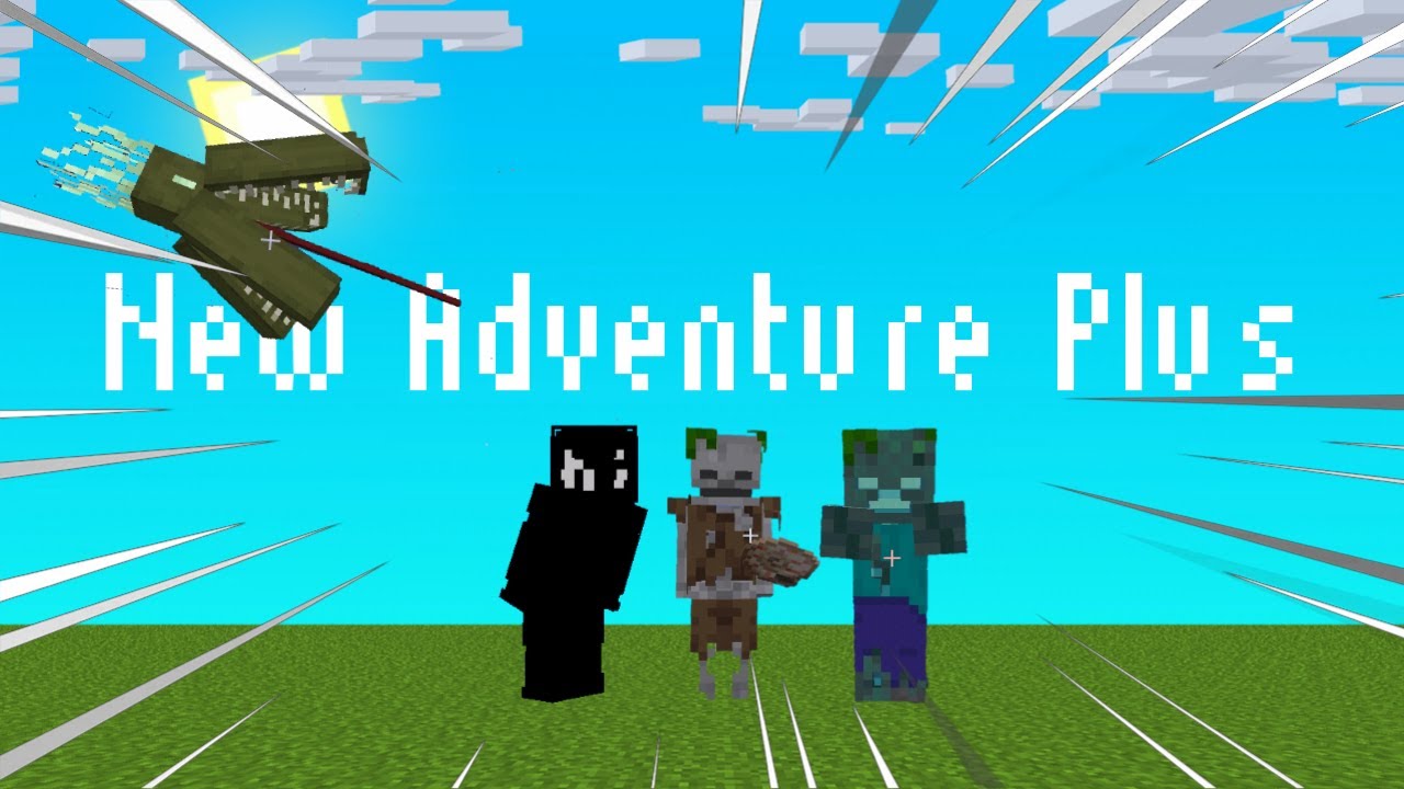 Addon New Adventure Plus, Minecraft - YouTube