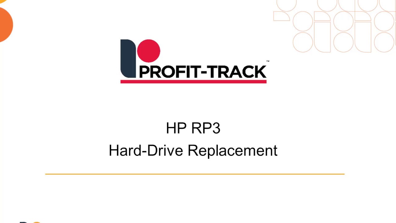 HP RP3 - Hard Drive Replacement - YouTube