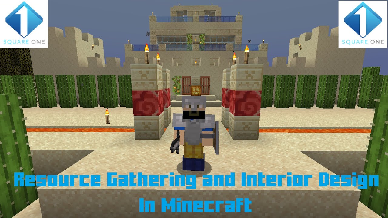 Resource Gathering And Maybe Interior Design...In Minecraft - YouTube