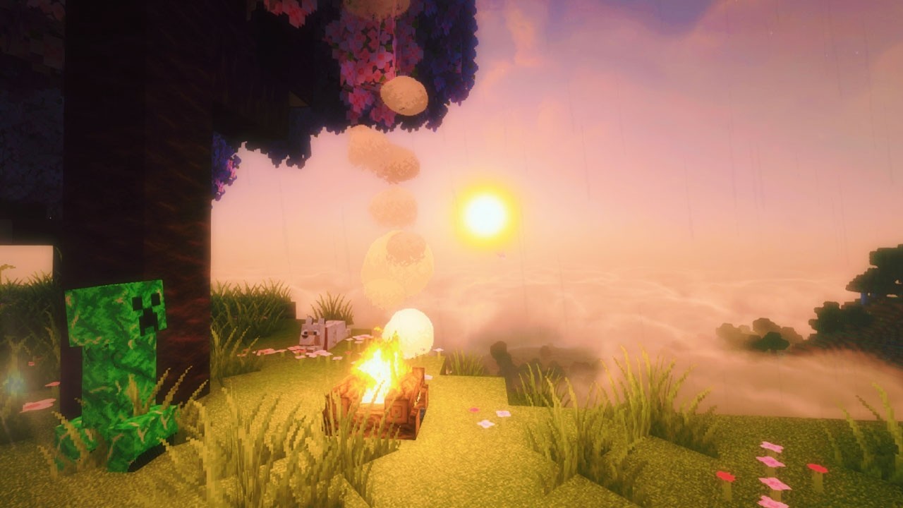 Sad Creeper.. minecraft music & campfire and rain ambience - YouTube