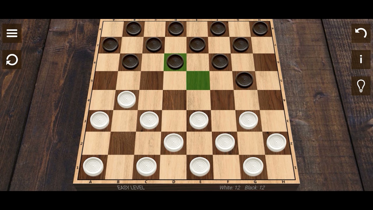 Checkers | English Checkers | Easy Level | Strategy To Win | CRAZY ...