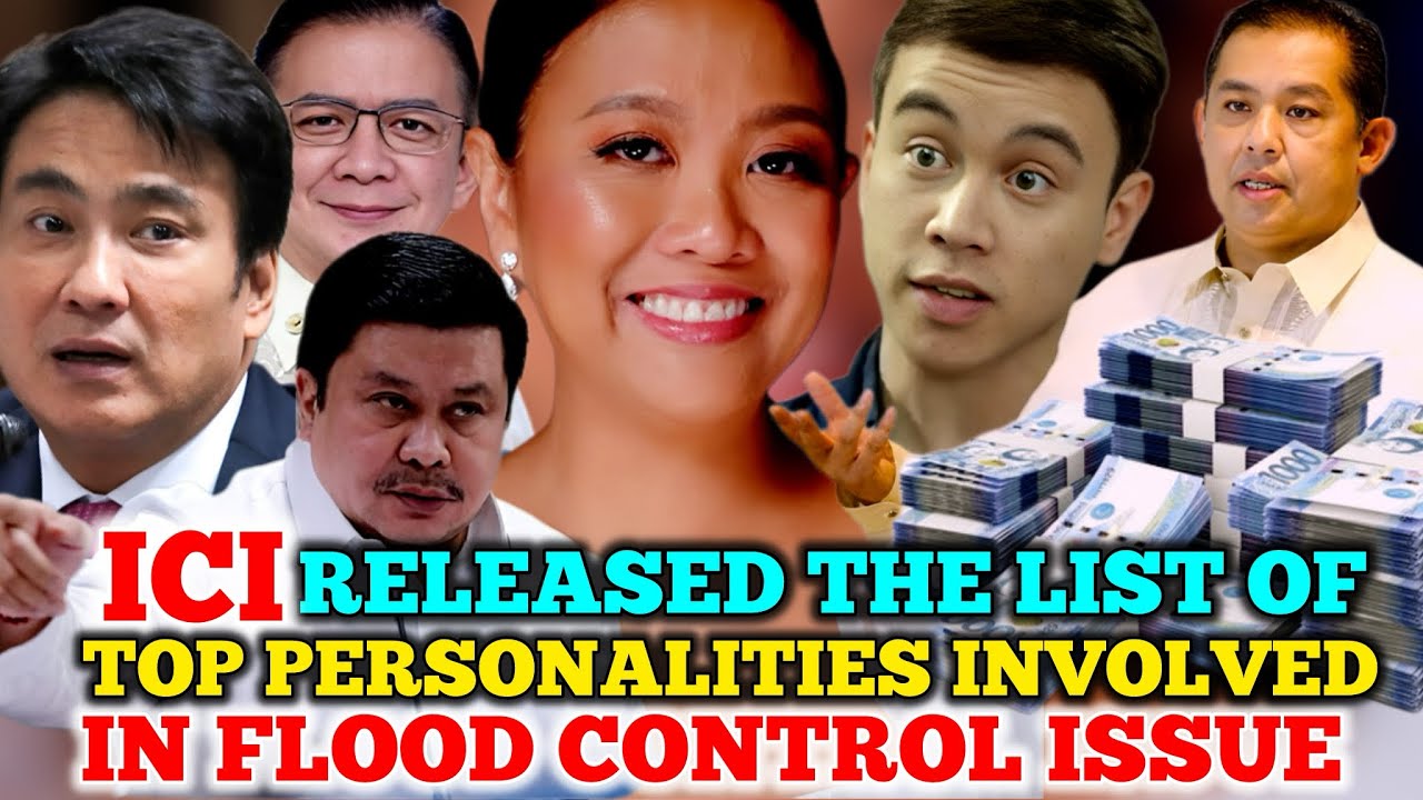 💥ICI, released the list persons involved in the flood control issue ...