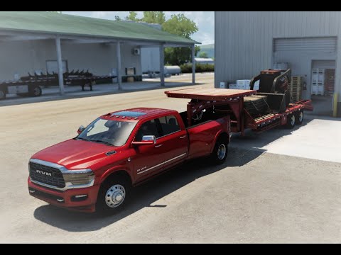 Jon Ruda Ram 3500 W/ Gooseneck Trailer (ATS Mods) - YouTube