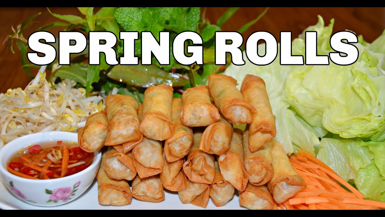 HOW TO MAKE VIETNAMESE SPRING ROLLS - YouTube