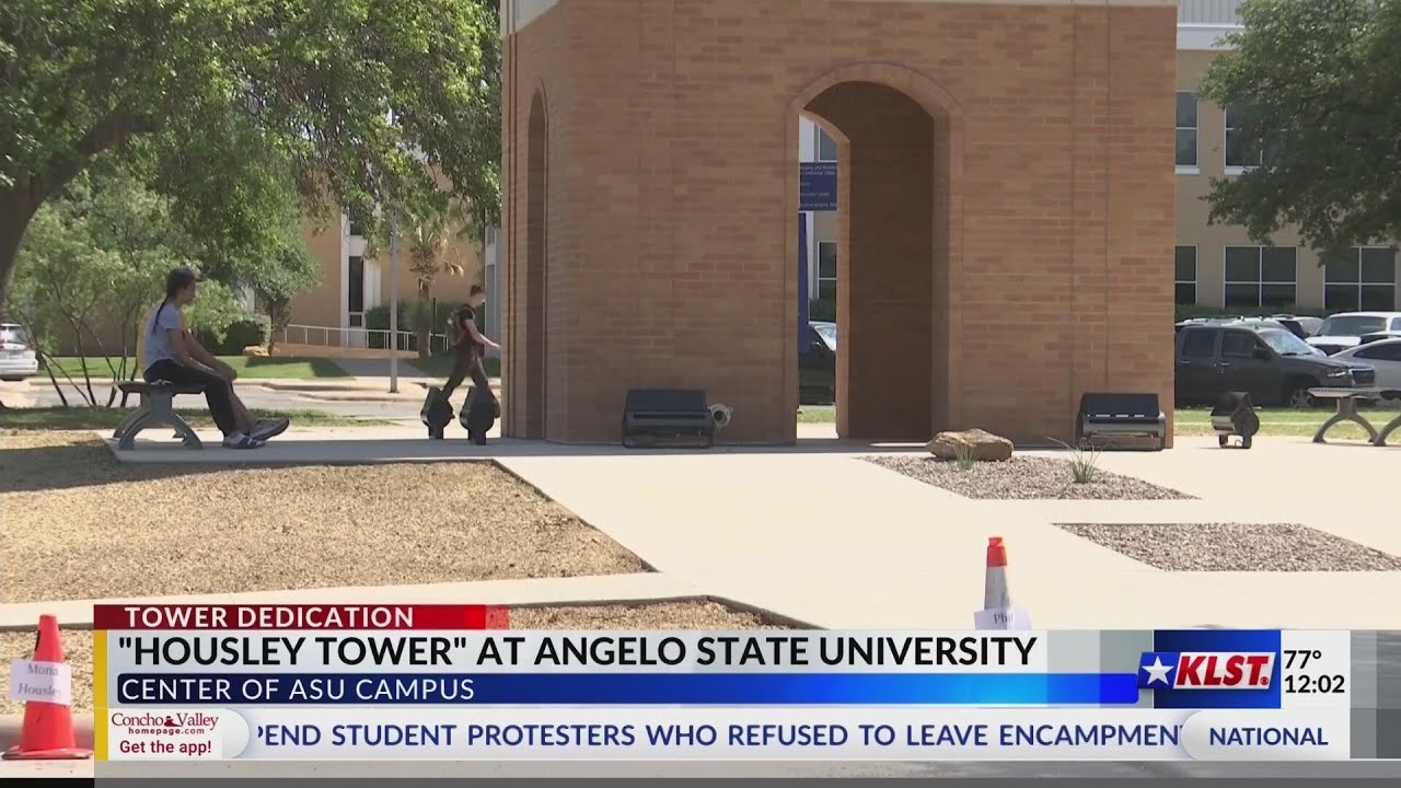 ASU dedicates new bell tower with ribbon cutting - YouTube