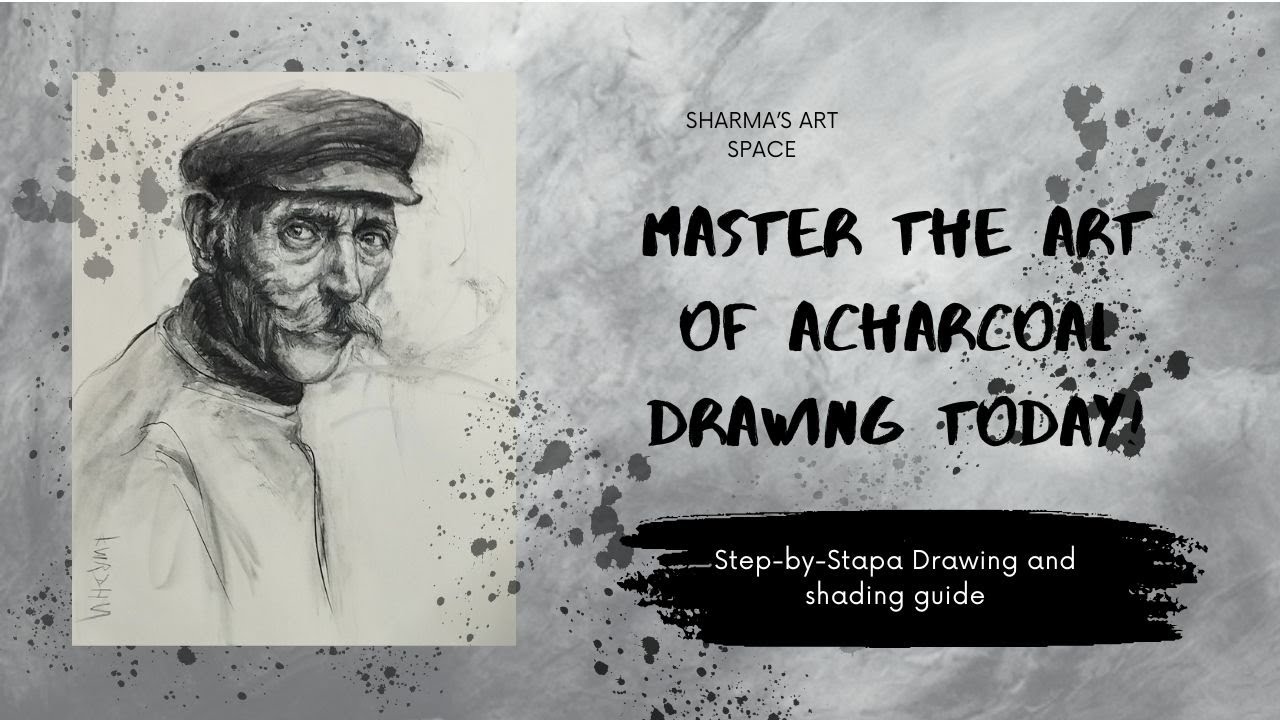 Charcoal Portrait Tutorial Step-by-step | Expressive Drawing Techniques ...