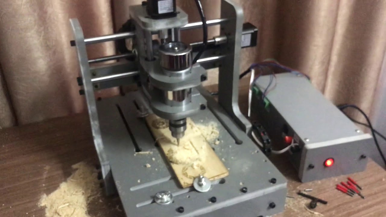 Máy CNC mini 3 trục (200x300mm) - YouTube