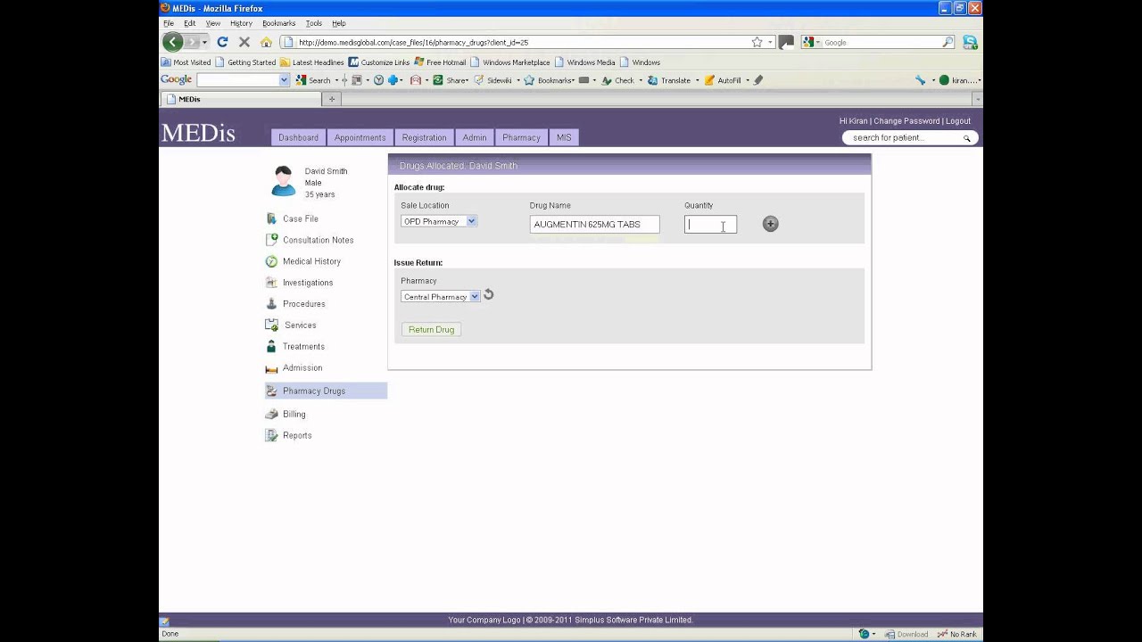MEDis Product Demo - Simplus Software - YouTube