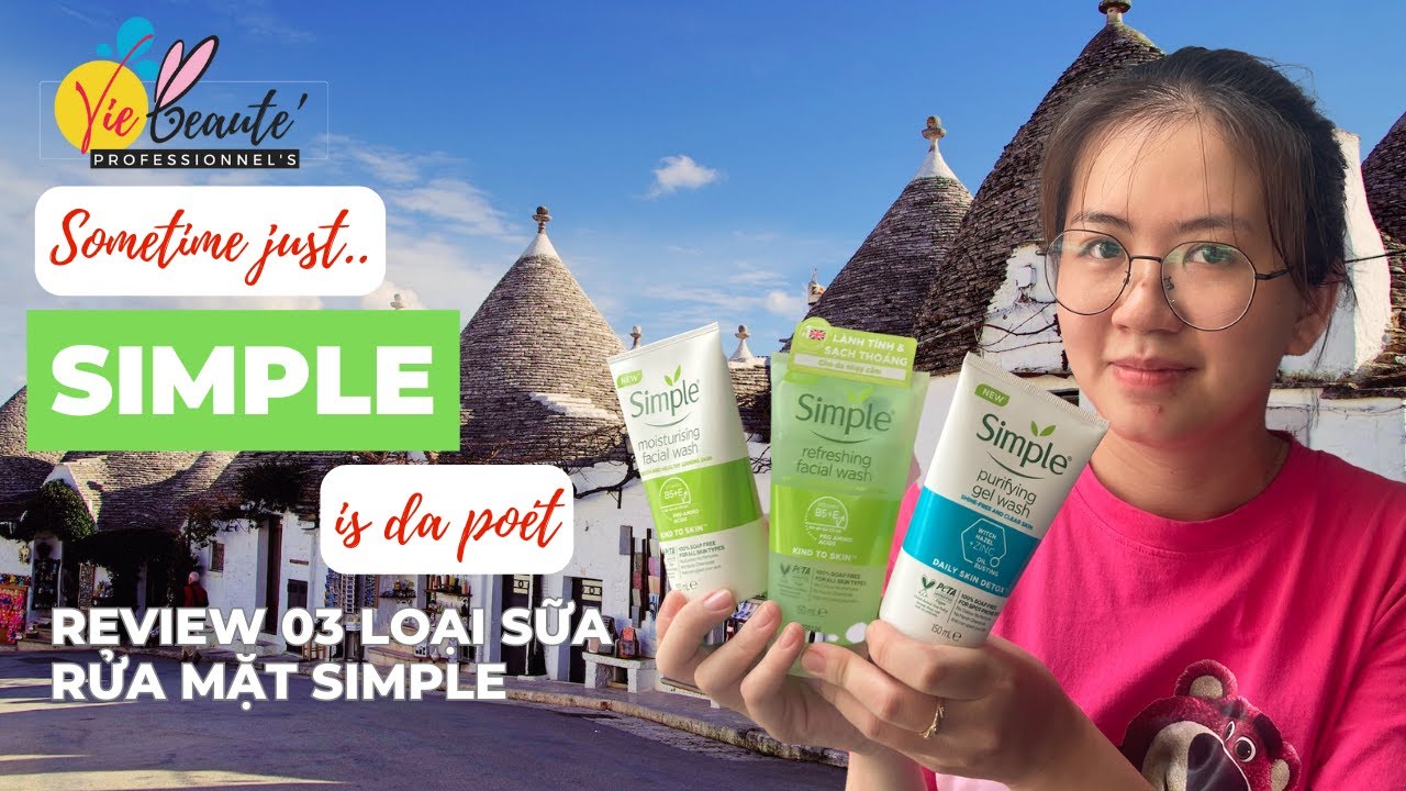 Review SRM Simple Yêu Da Đơn Giản Simple No 1 UK - YouTube