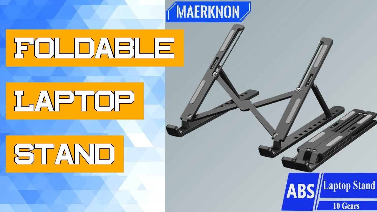 Foldable Laptop Stand Adjustable Portable Notebook Bracket Support Base ...