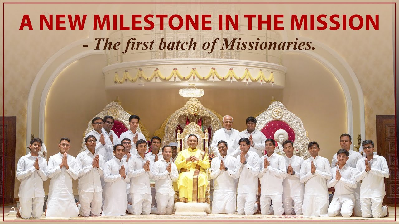 A new milestone in the mission - the first batch of missionaries - YouTube