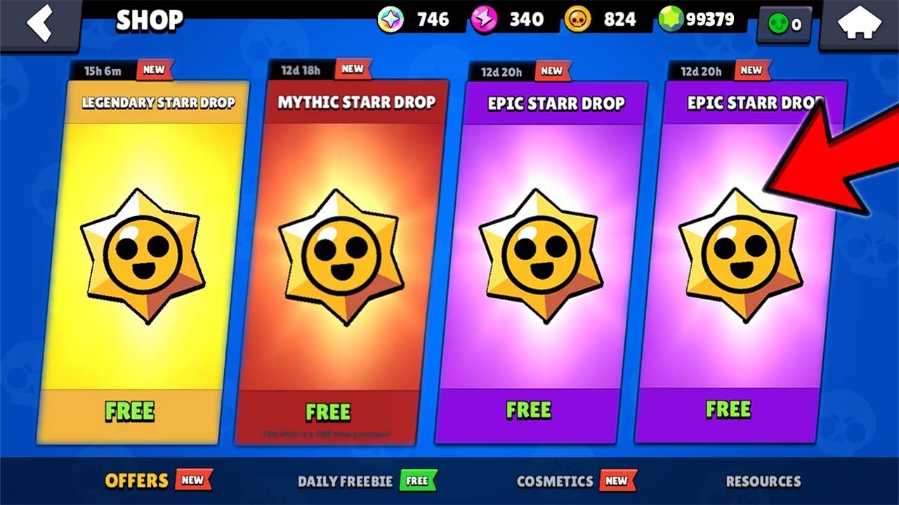 NEW 🔥5 LEGENDARY STARR DROPS😱 FOR NEW BRAWLER BRAWL STARS UPDATE ...