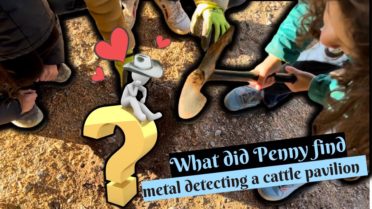 What did Penny find metal detecting a cattle pavillion? - YouTube
