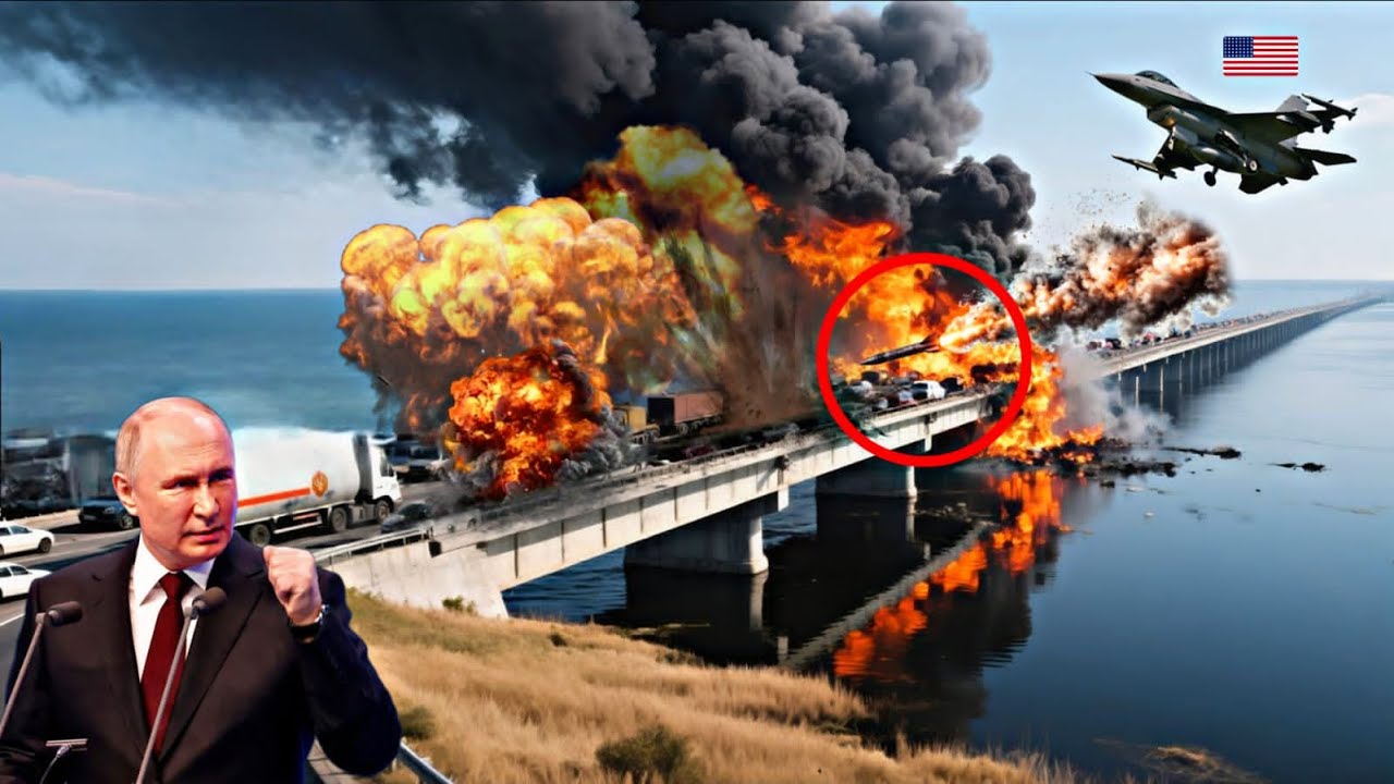 Shocking the World!! US F-16 Fighter Jet Drops 1-Ton Bomb on Crimean ...