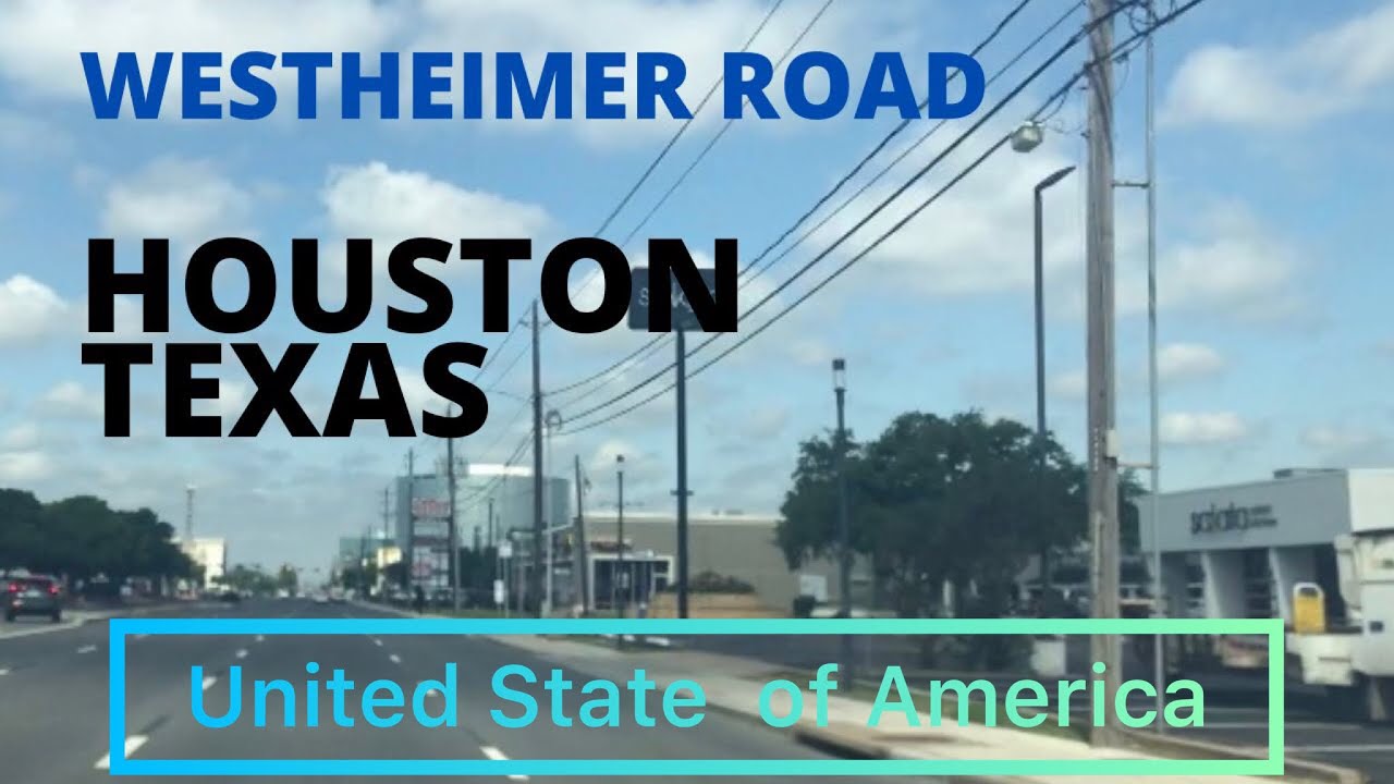 Westheimer Rd in Houston the biggest city in Texas United State of ...