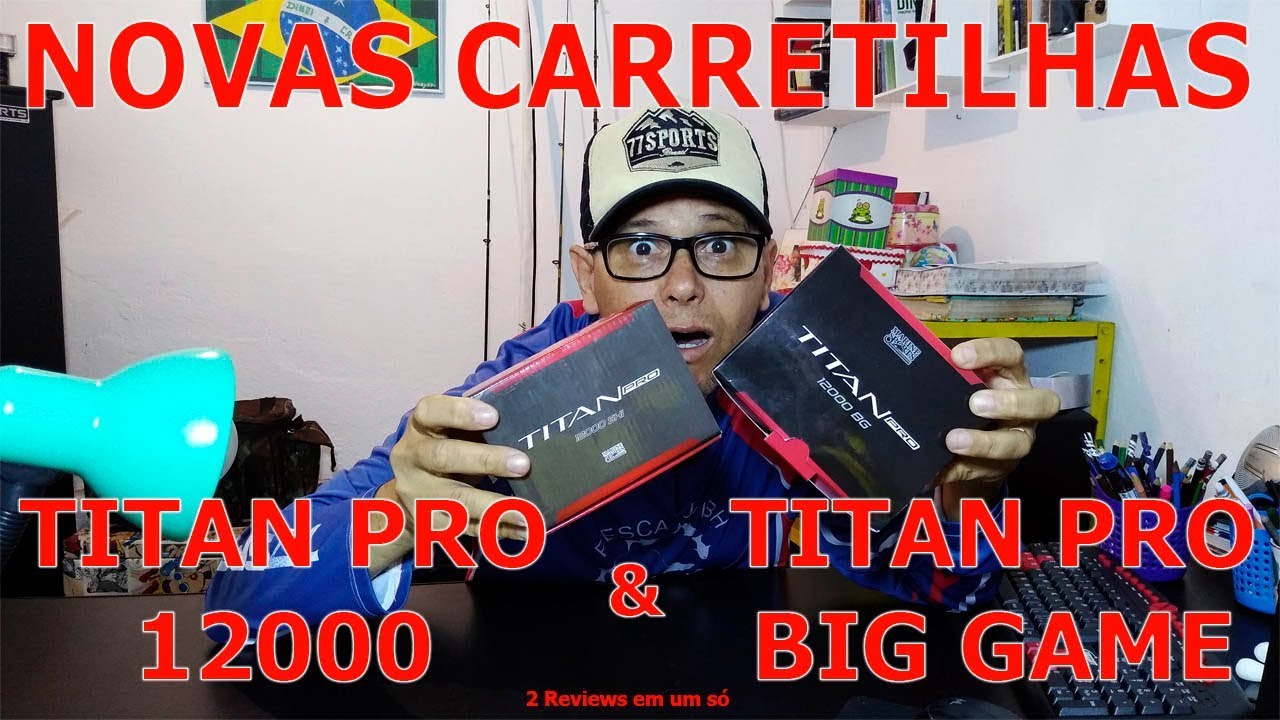 Review Titan Pro Big Game & Titan Pro 12000 2 Reviews em 1 - YouTube