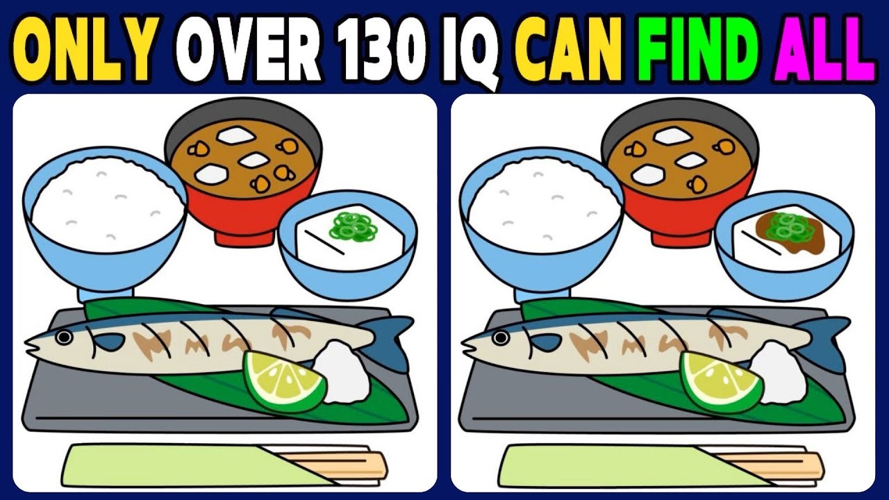 Find the Difference: Difficult Challenge For People With High IQ【Spot ...
