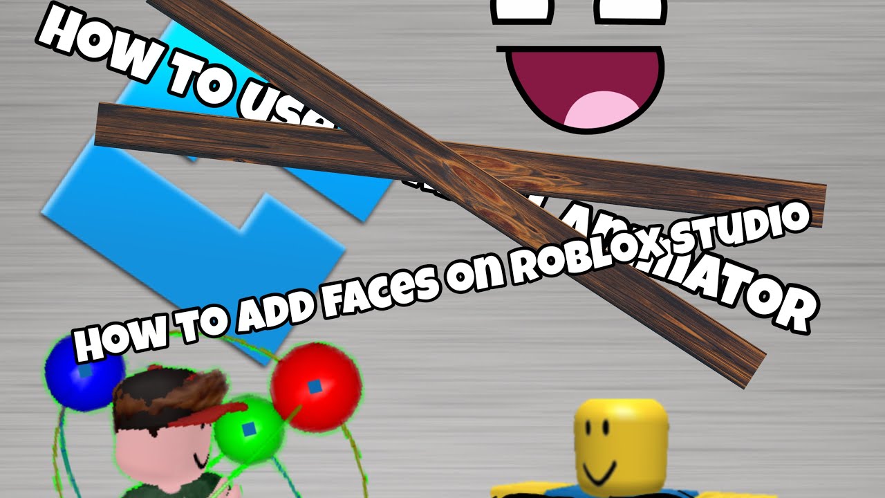 How to make faces on Roblox studio (moon animator tutorial only) - YouTube