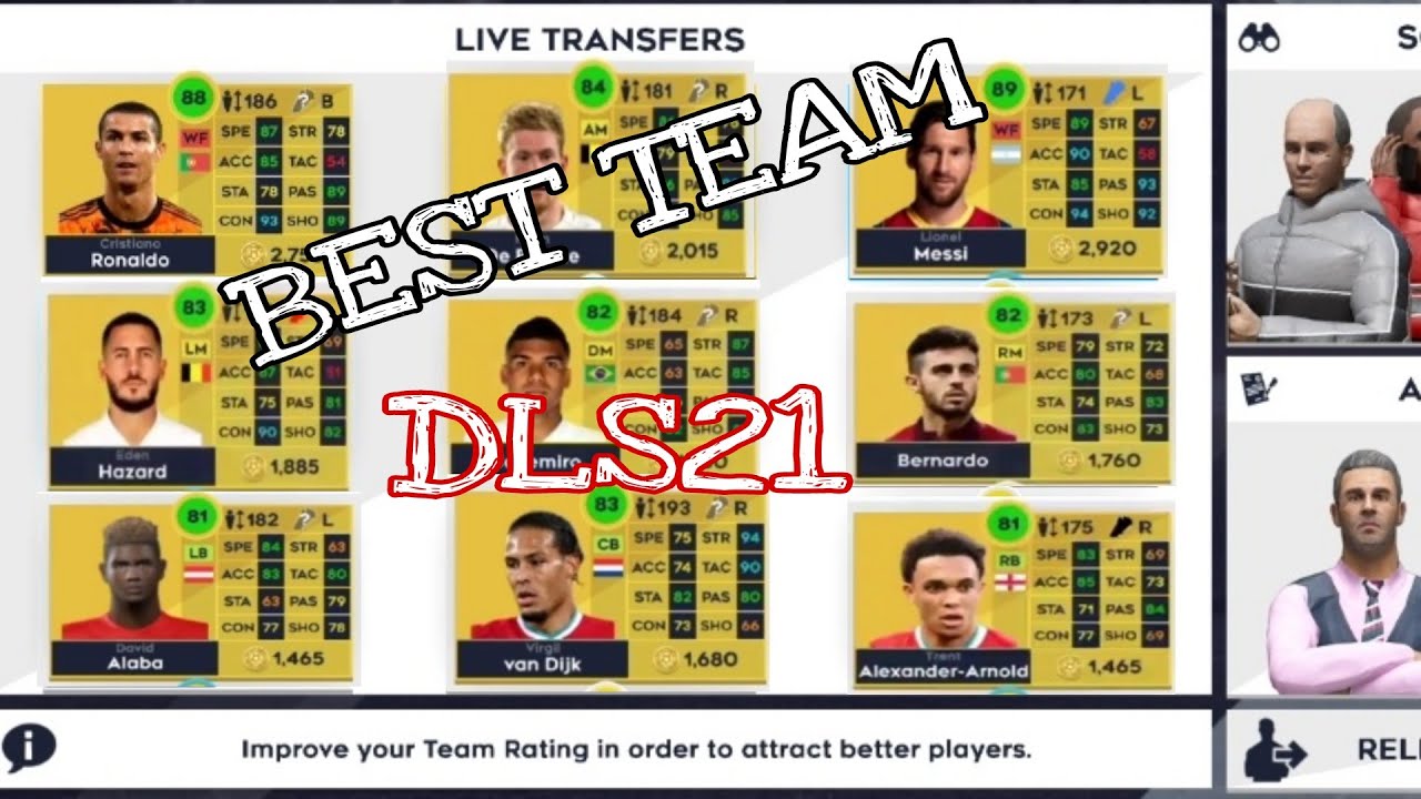 MAKING BEST TEAM IN DLS21? - YouTube