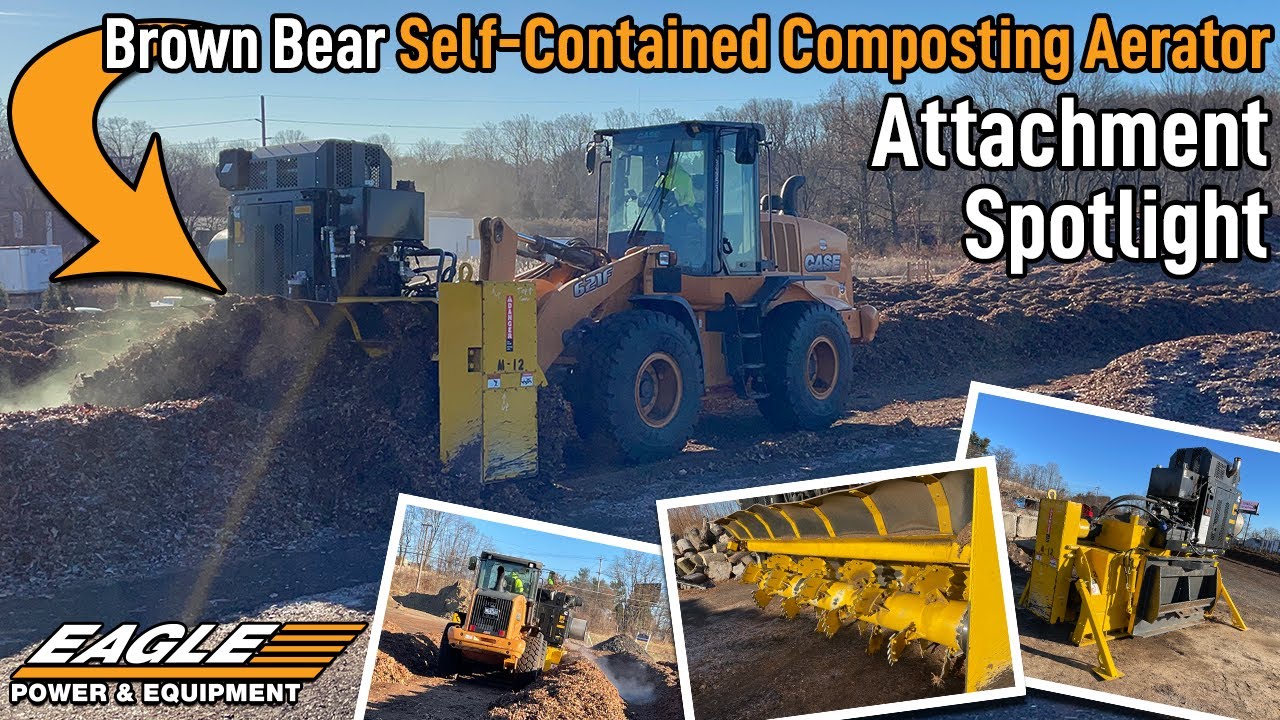 Large Scale Composting With a CASE Wheel Loader | Brown Bear ...