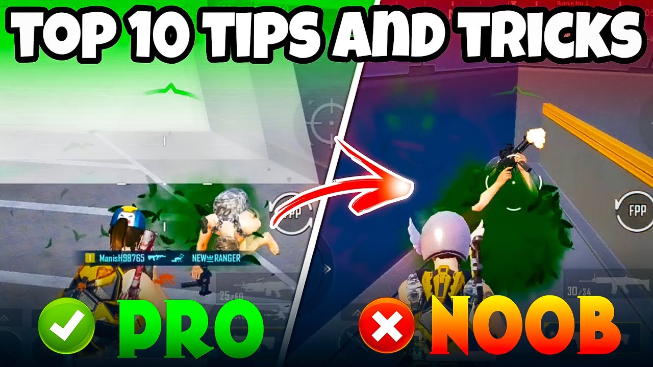 TOP 10 TIPS AND TRICKS TO BECOME A PRO IN BGMI😉 | BGMI TIPS - YouTube