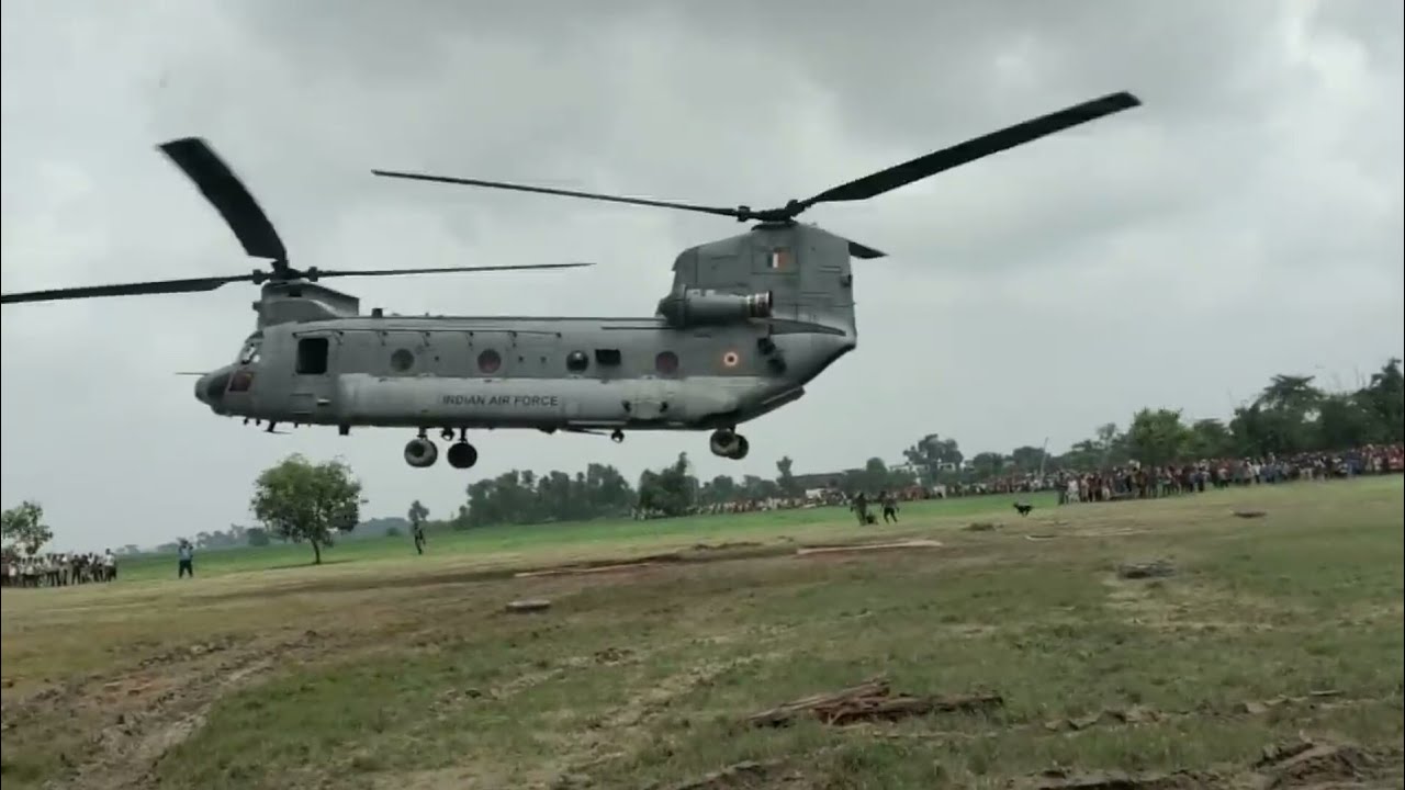 How chinook saw flying full video.quick emergency landing in chinook ...