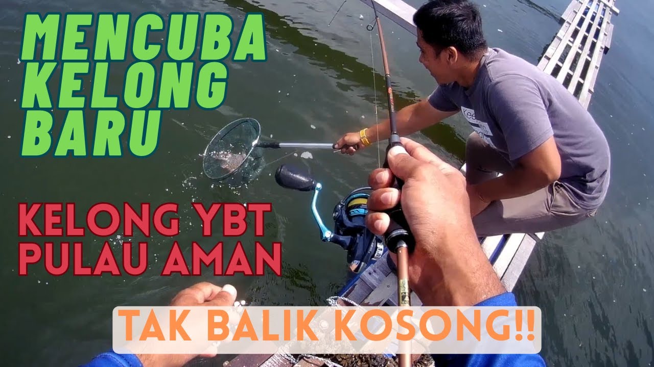 First time mancing kelong ni | Syukur boleh naik ikan! |Kelong YBT ...