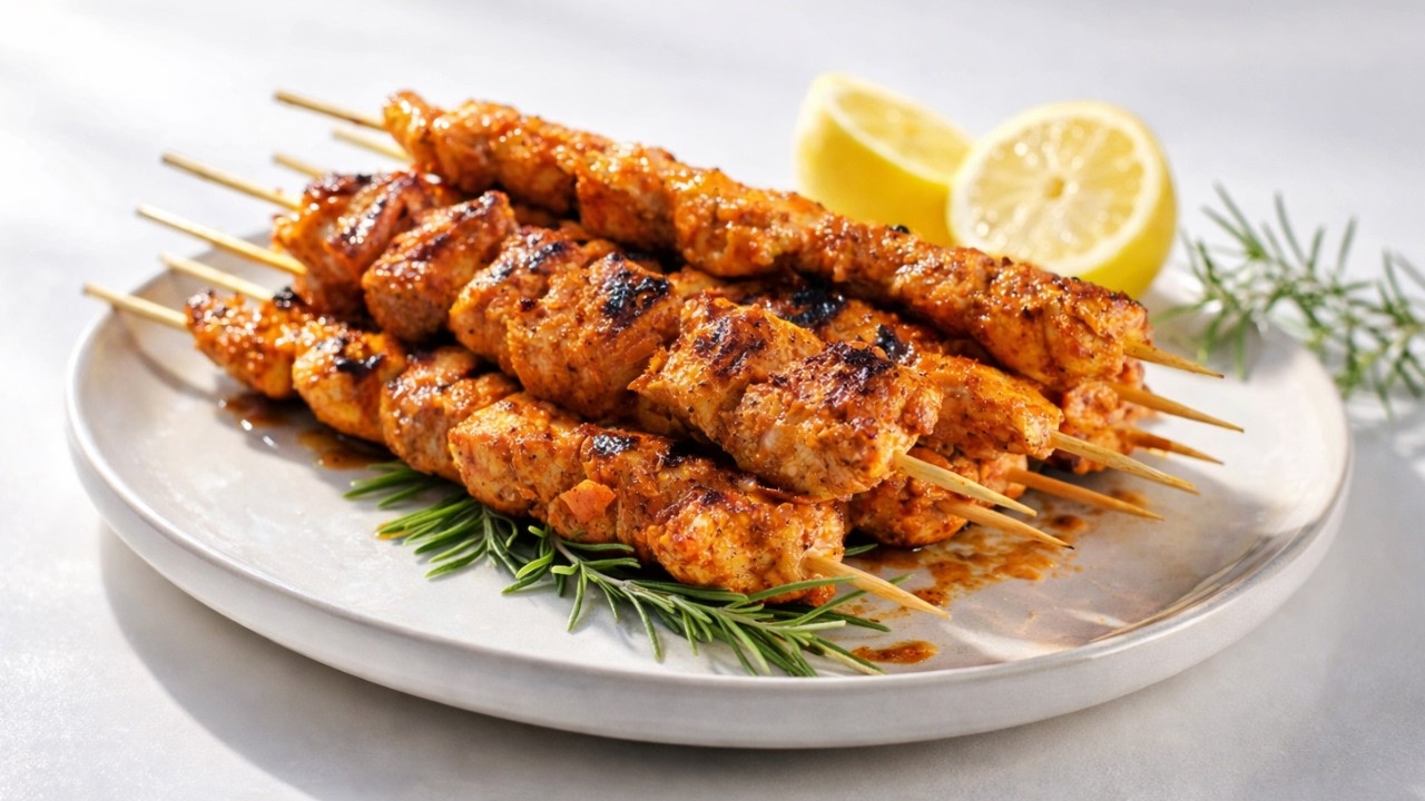 PINCHOS MORUNOS CASEROS DE POLLO con EL MEJOR ADOBO | Brochetas de ...