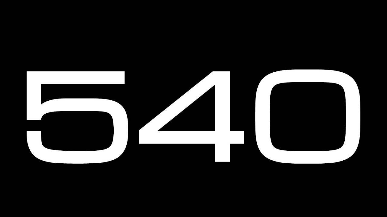 540 Second Countdown Timer / NO SOUND - YouTube