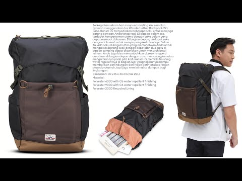 🟢 NEW EIGER WANDERFURTHER BACKPACK 22L BAS 1989 BLACK || 910008788 ...
