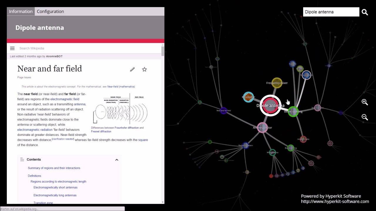 Interactive knowledge graph visualization with HTML Canvas and ...