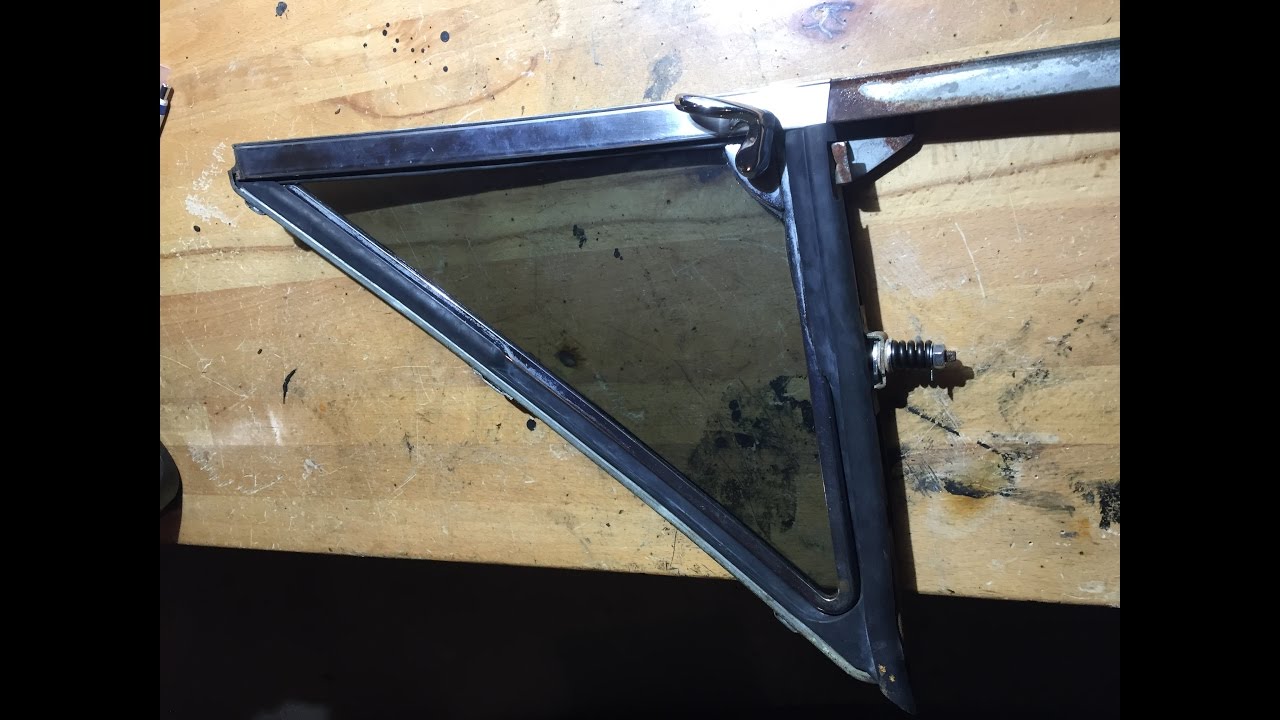 1967 Chevelle vent window restoration - YouTube