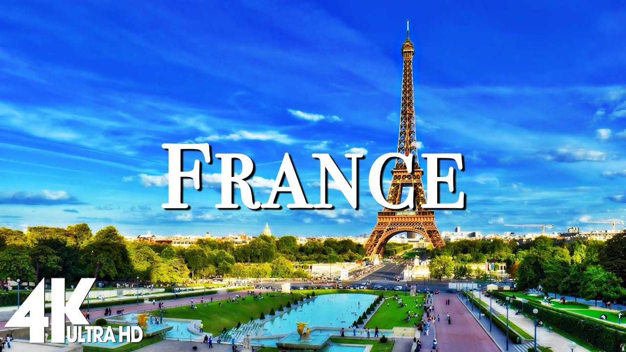 FLYING OVER FRANCE (4K UHD) - Relaxing Music With Stunning Beautiful ...