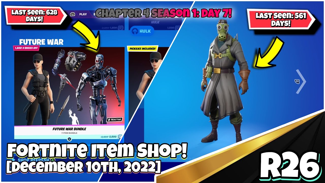Fortnite Item Shop Today *RARE* SKY STALKER SKIN + TERMINATOR BUNDLE ...