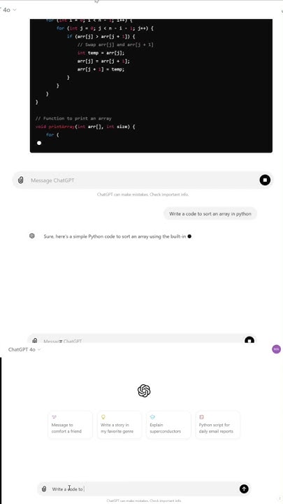 ChatGPT40: Use cases #chatgpt4o #chatgpt #usecases #coding #aicoding - YouTube