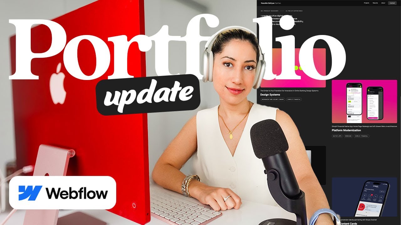 How I designed my portfolio homepage | Webflow Quick Stack, Animated Thumbnails & Figma ...