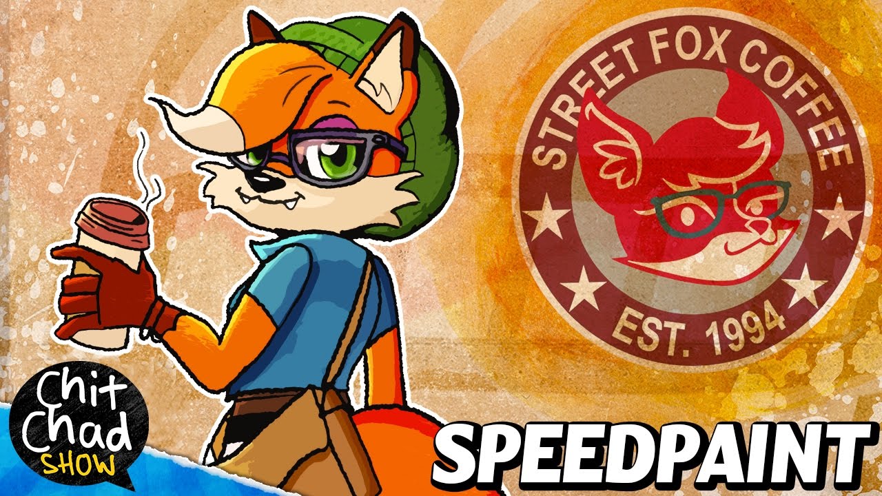 Street Fox Coffee from Planet Coaster | Speedpaint - YouTube