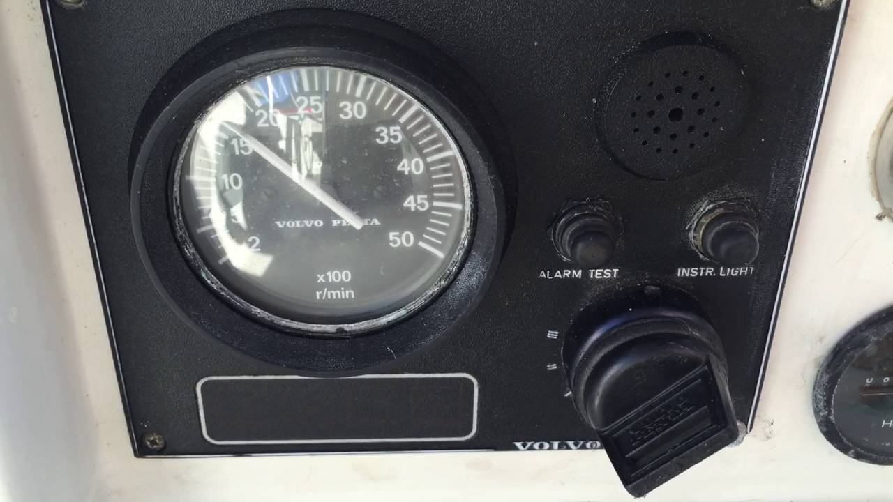 Starting the engine at the control panel - YouTube