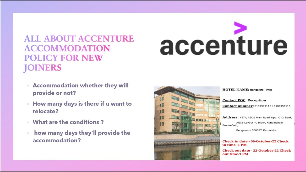 ALL ABOUT ACCENTURE ACCOMMODATION POLICY FOR NEW JOINERS | PHYSICAL ...