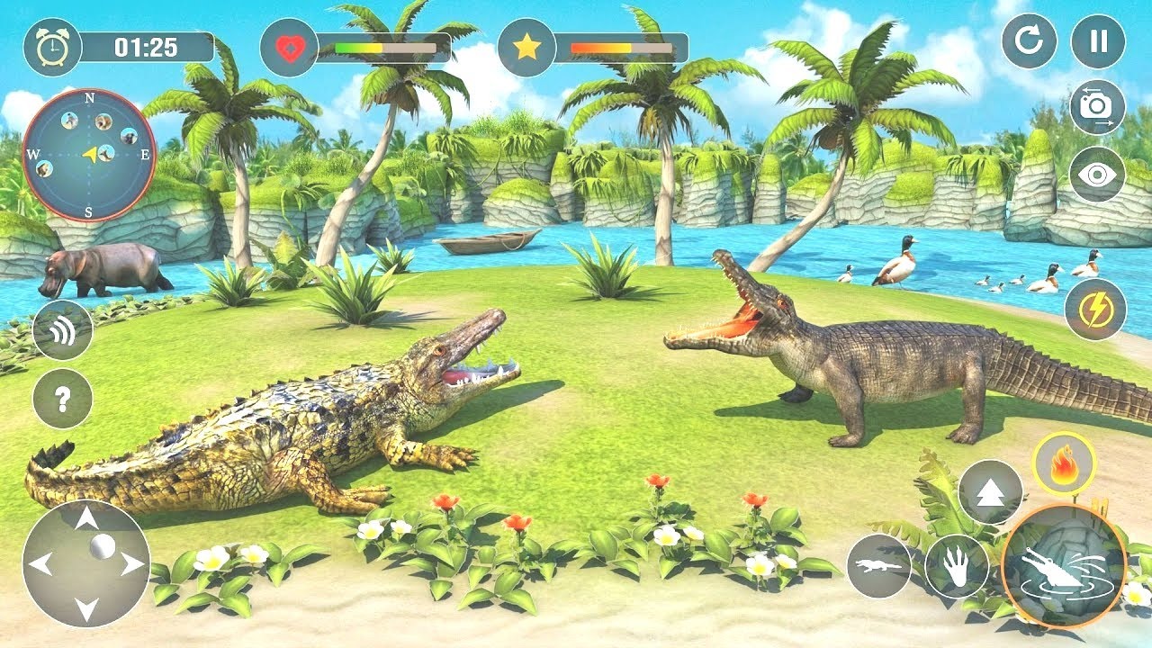 Animal Crocodile Attack Simulator 3D 5 Star ☆ Animal Game - YouTube