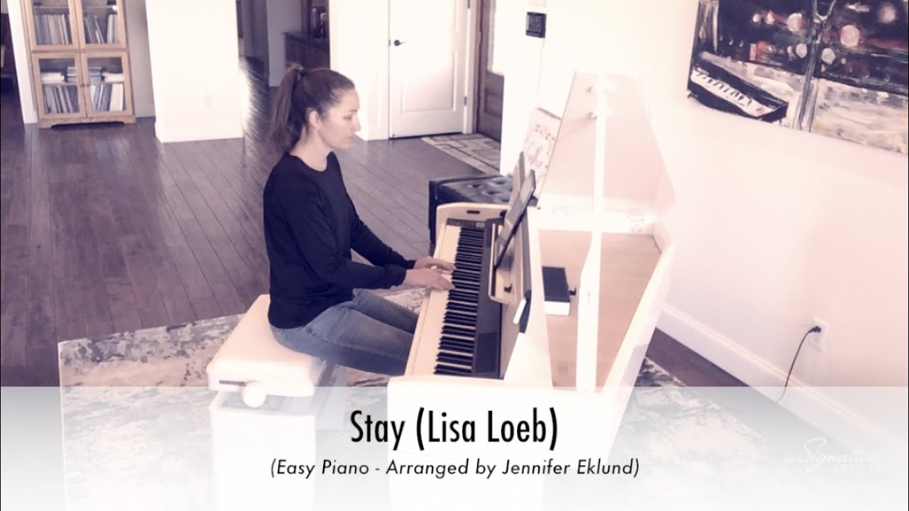 Stay (Lisa Loeb) - Easy Piano Sheet Music - YouTube