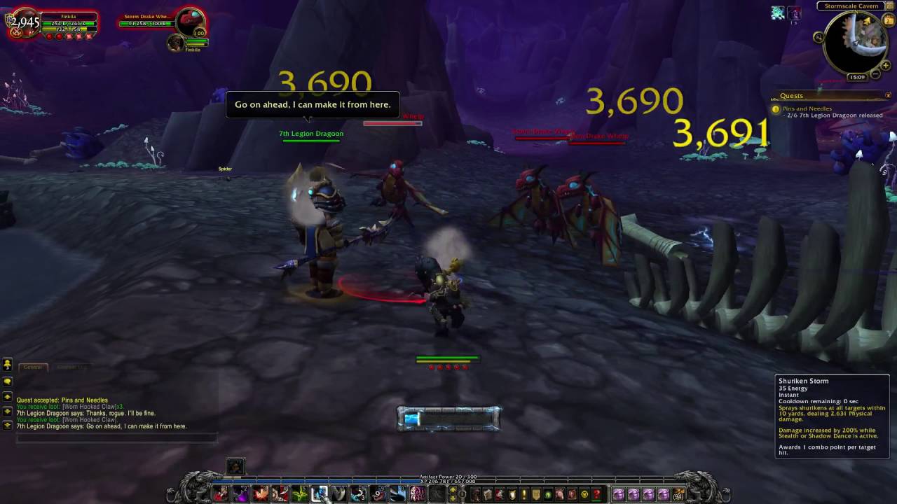 WoW quest #2097 Pins and Needles - YouTube