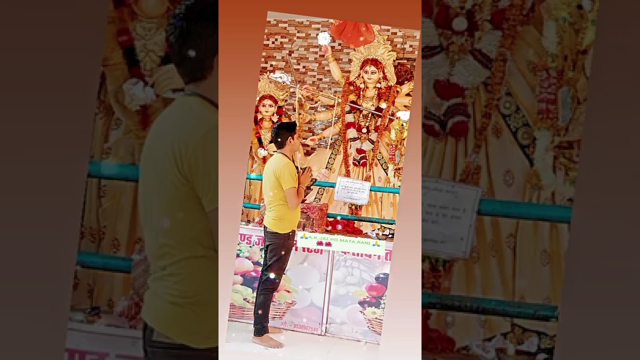 durga pooja status insta you tube basti up 51 krishna singh rawat ...