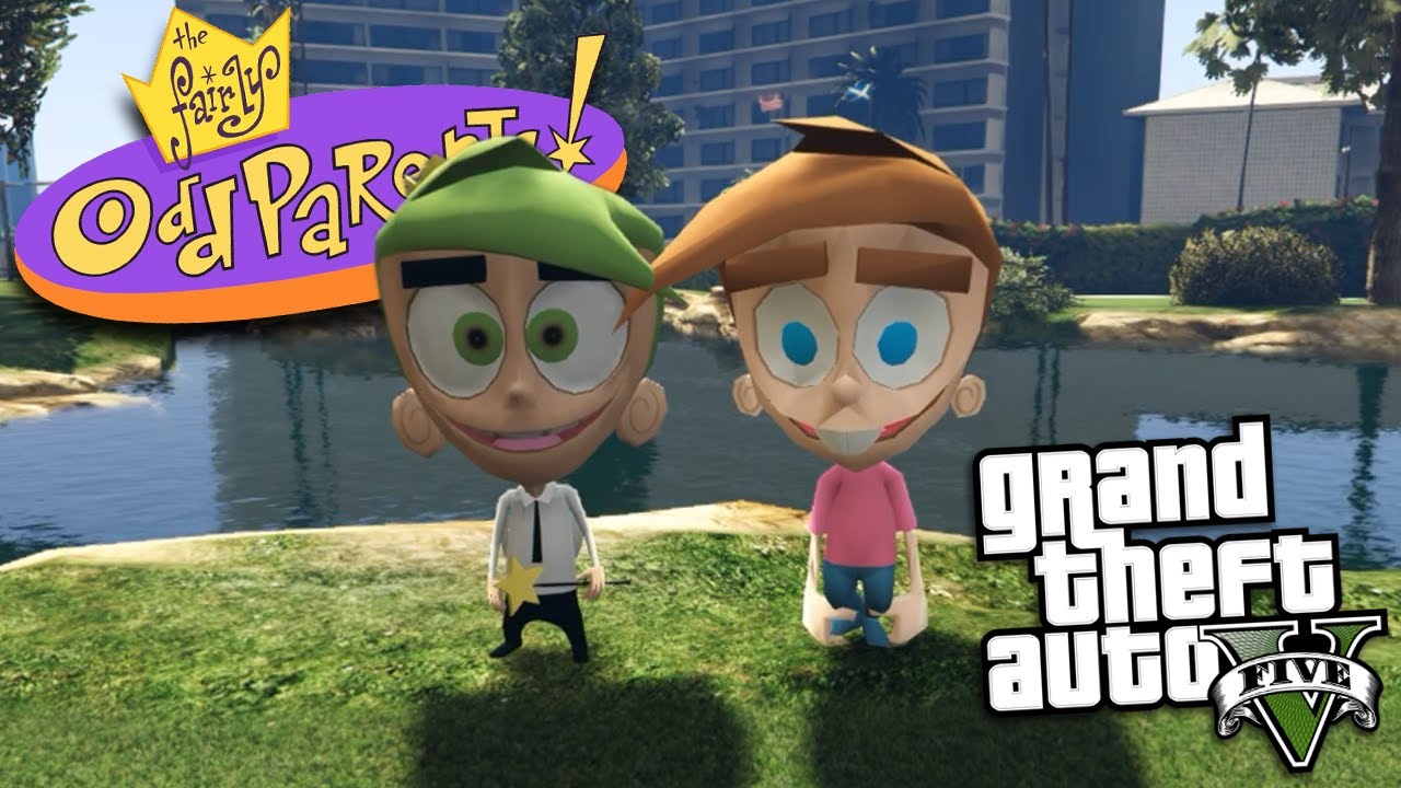 GTA 5 Mods - THE FAIRLY ODDPARENTS MOD w/ TIMMY TURNER & COSMO (GTA 5 ...