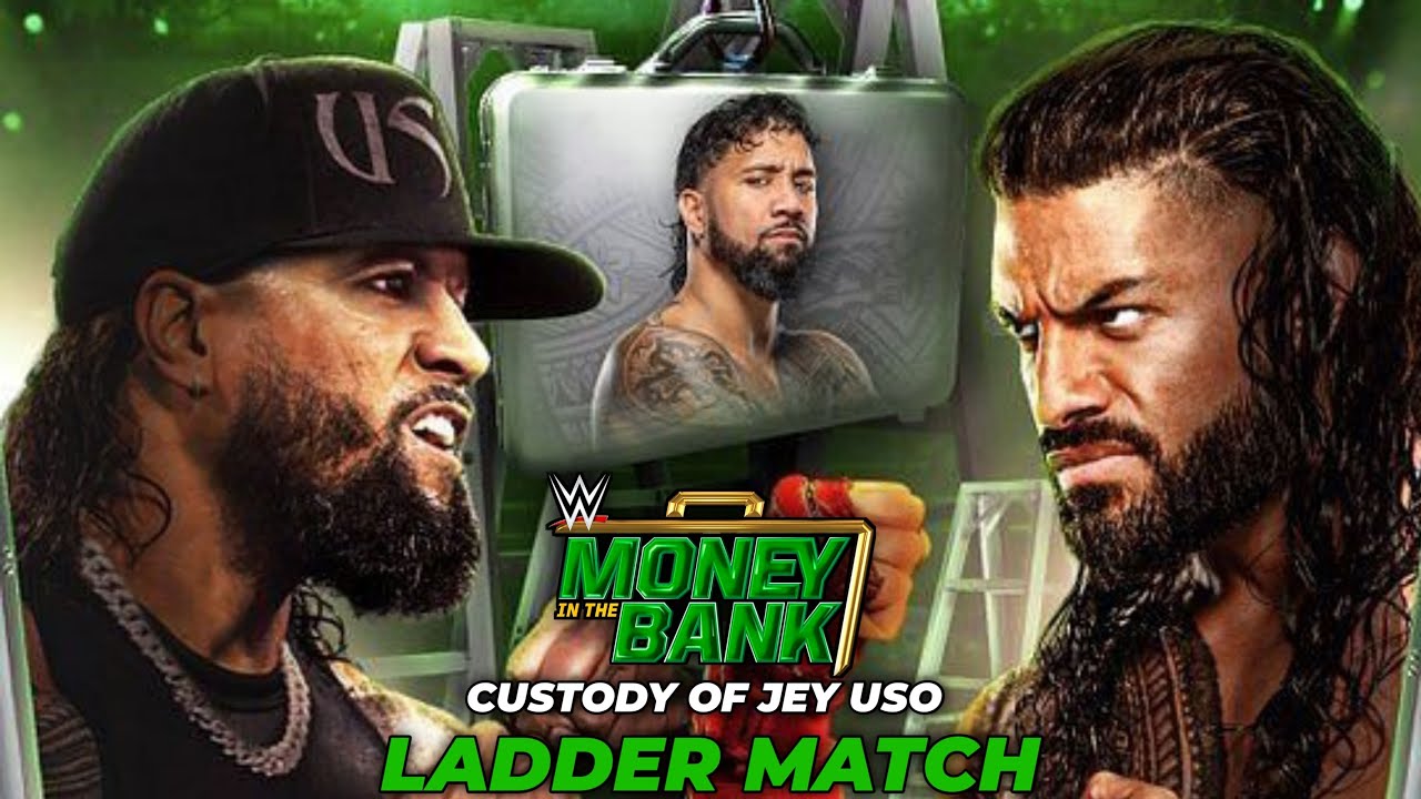 WWE 2K23 - Roman Reigns Solo Sikoa Vs The Usos Money In The Bank 2023 ...