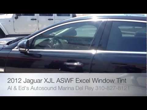 2012 Jaguar XJL Window Tint 20% with ASWF Legend Window Film - YouTube