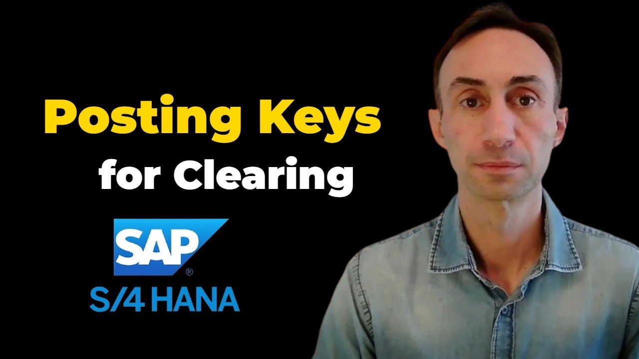 Define Posting Keys for Clearing: SAP S/4 HANA - YouTube