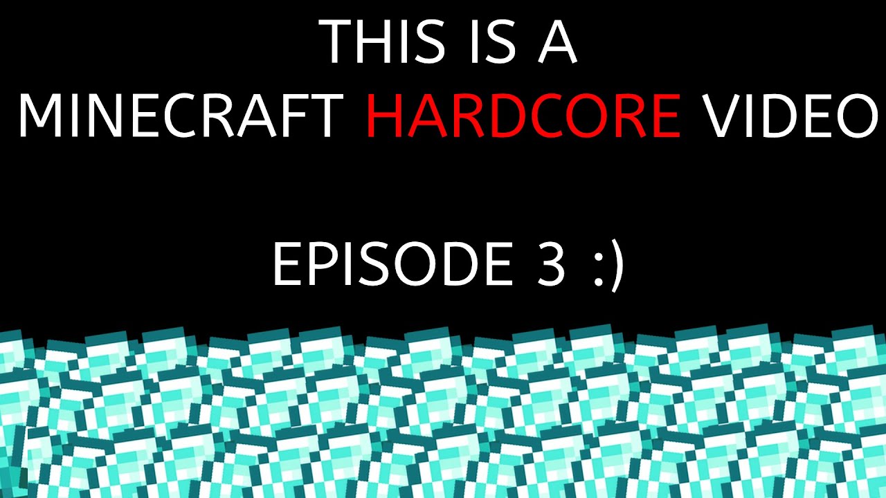 A FULL STACK OF DIAMONDS | Minecraft Hardcore [3] - YouTube
