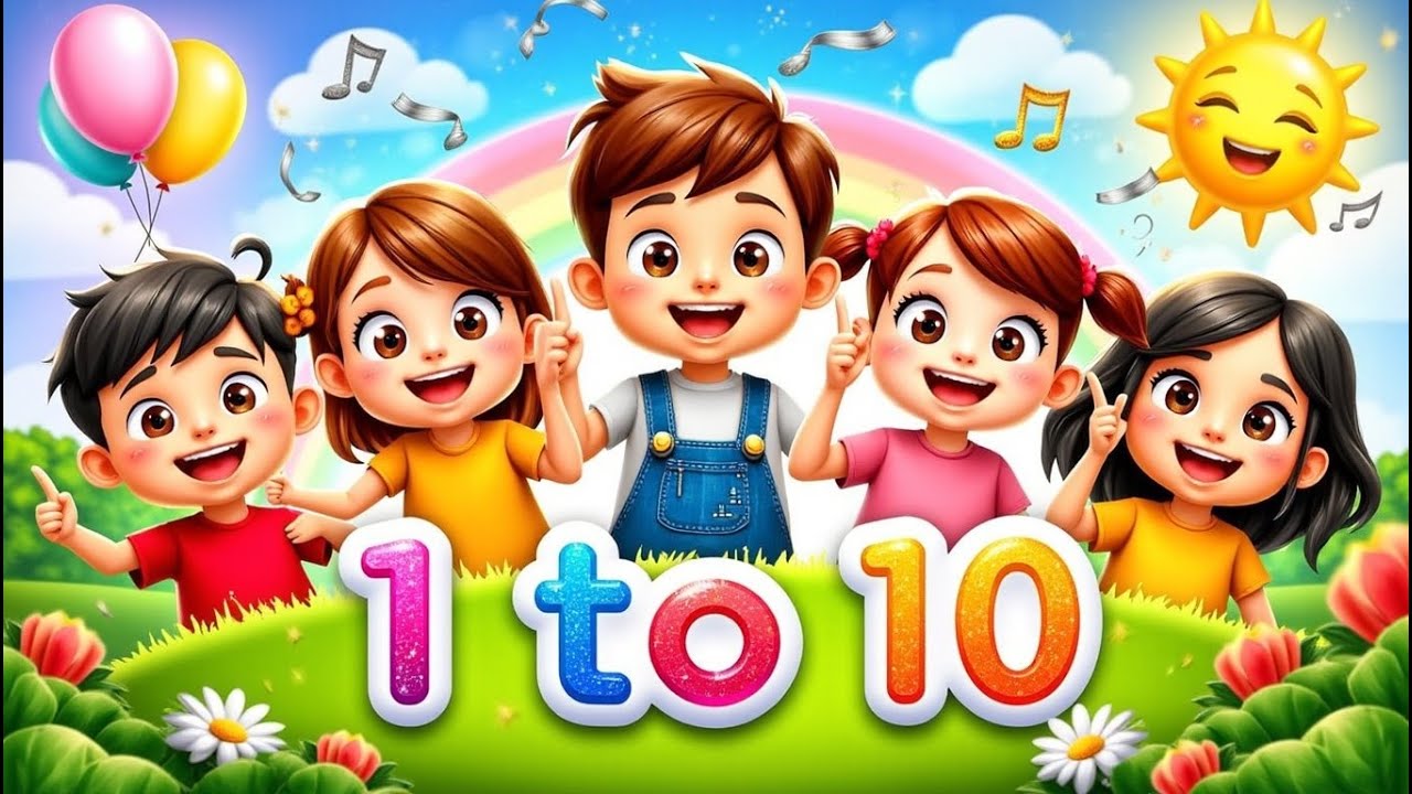 Sing, Dance, and Count! 🎶 10 Little Friends Song! - YouTube