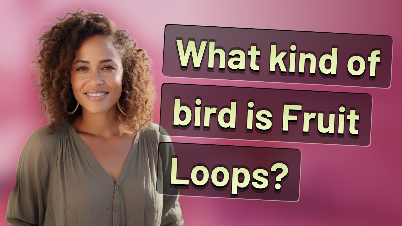 What kind of bird is Fruit Loops? - YouTube